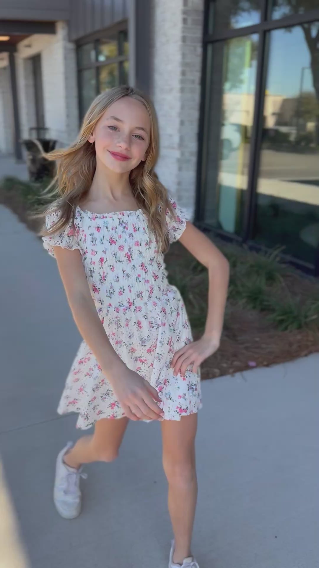 Heirloom Eyelet Dress - Bouquet Eyelet Girls Dress by FBZ – Scraps Of Magic